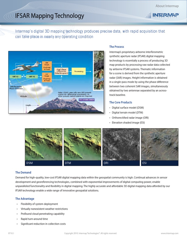 Brochure IFSAR | PDF | Lidar | Radar