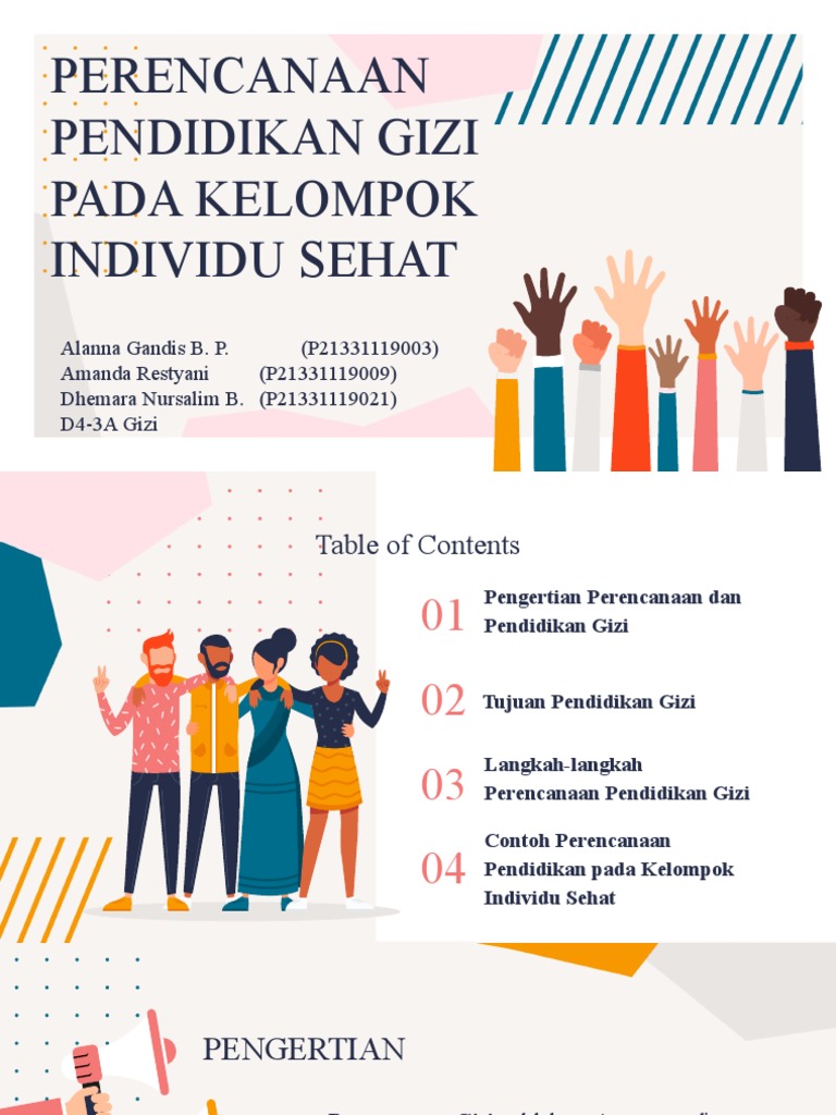 Kel.7 (D4 3A) - PERENCANAAN PENDIDIKAN GIZI PADA KELOMPOK INDIVIDU ...