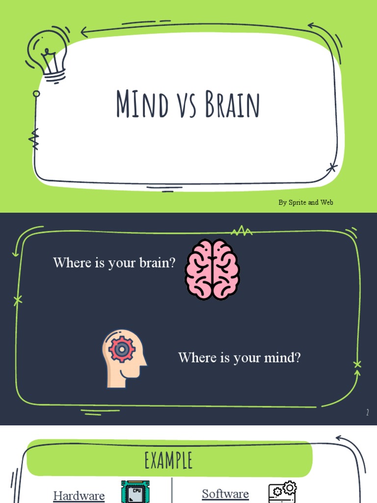 Mind Vs Brain Lesson | PDF