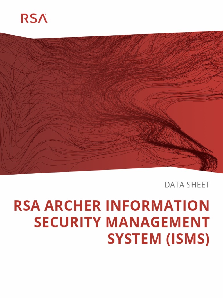Rsa Archer Information Security Management Systems (ISMS) Ds Letter ...