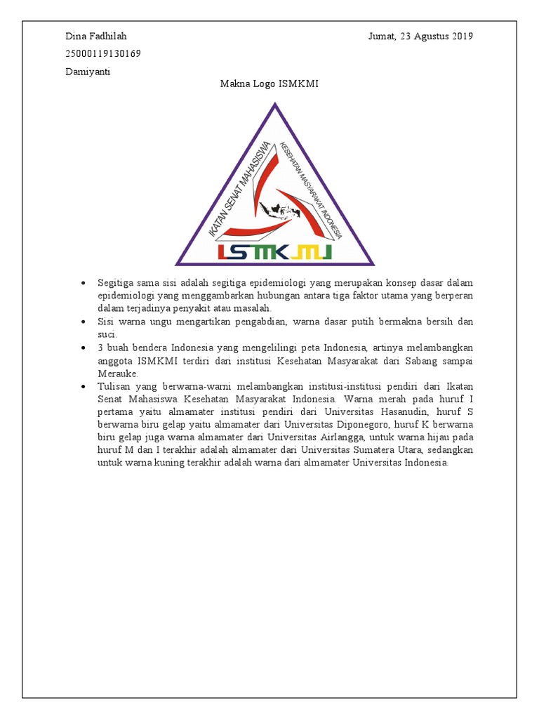 21 - Dina Fadhilah - Makna Logo ISMKMI | PDF
