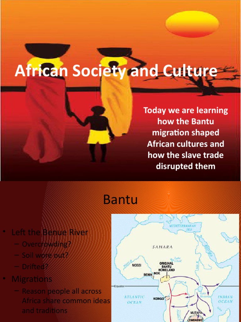 African - Society - and - Culture - Lesson Plan | PDF | Slavery