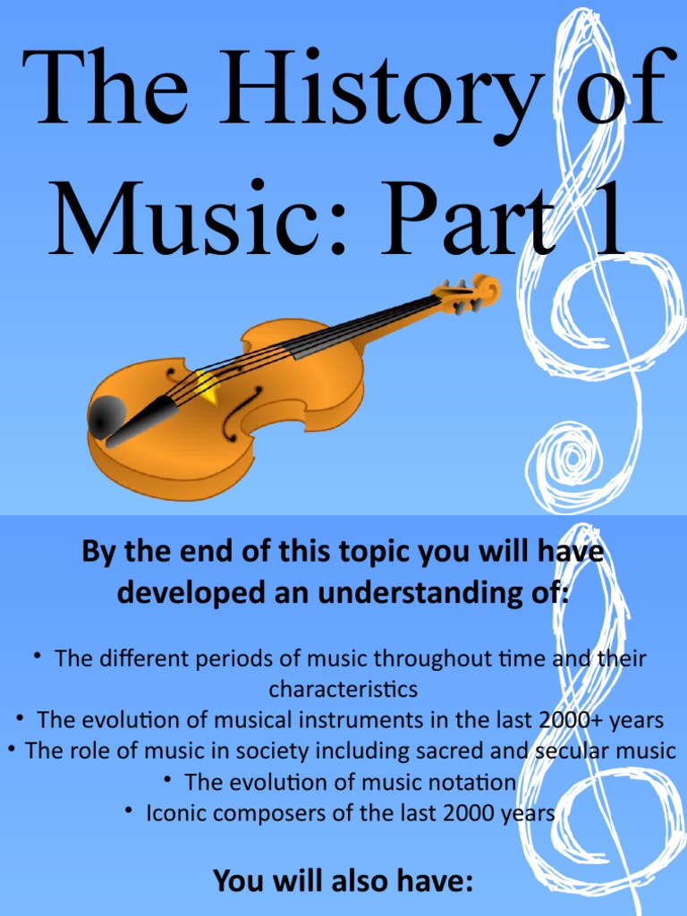 The-History-of-music-Part-1 Lesson Plans k12 | Download Free PDF ...