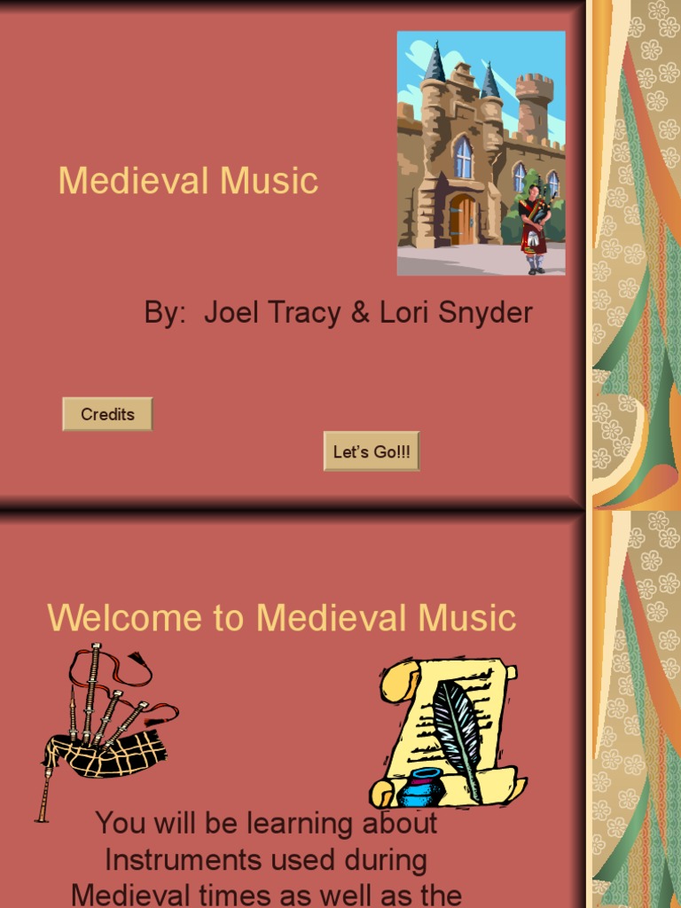 Medieval Music Instruments Guide | PDF | Gregorian Chant | String ...
