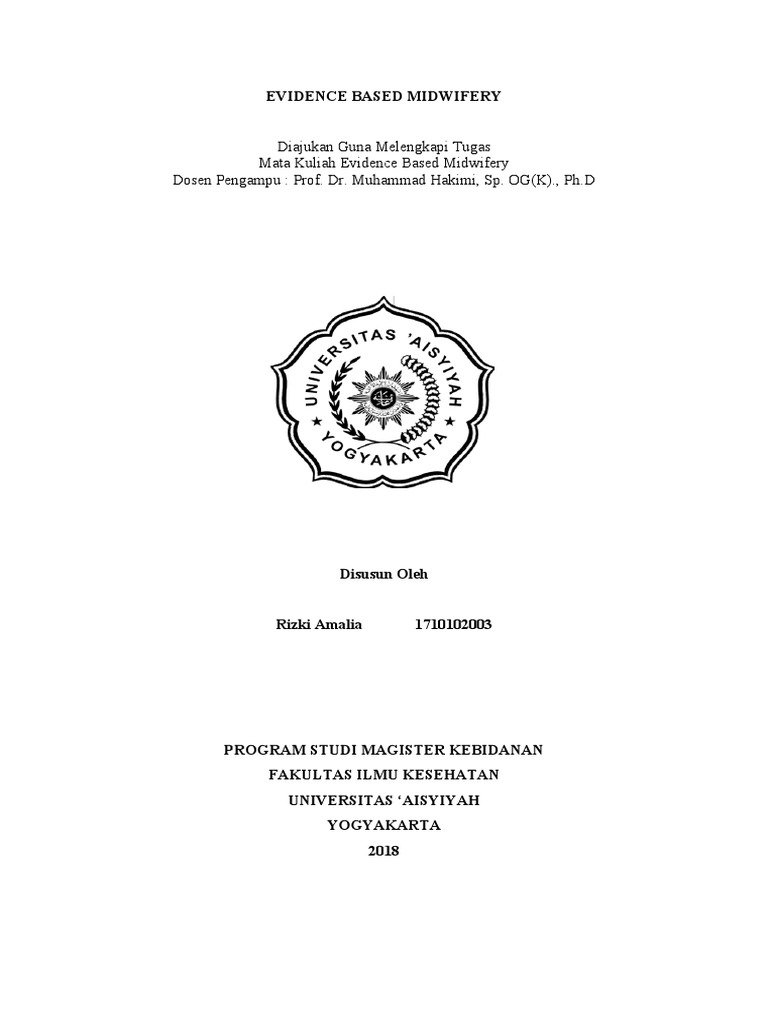 Contoh Penerapan Pico (Ebm) | PDF