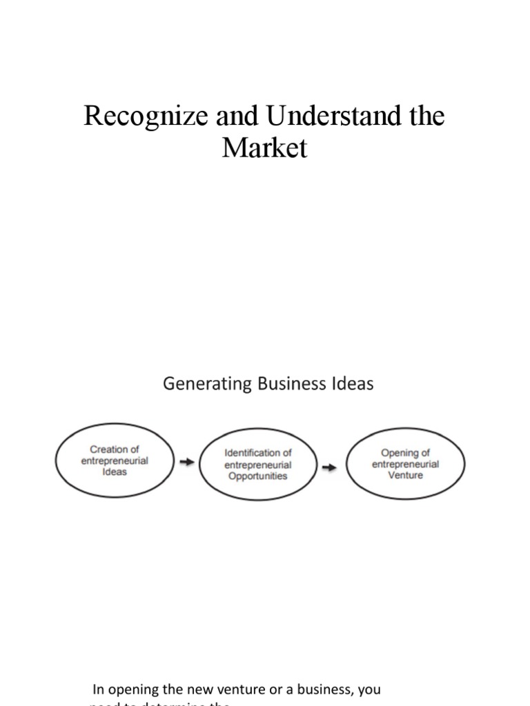 Recognize and Understand The Market | PDF | Market Segmentation ...