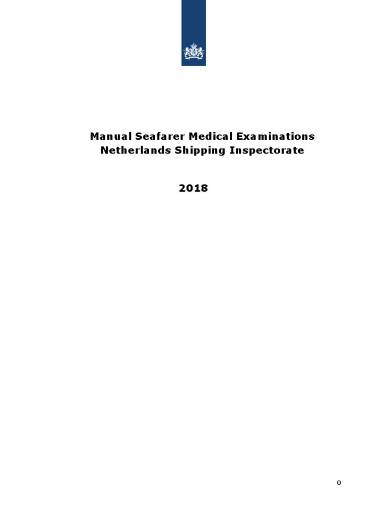 Dutch Seafarer Medical Examination Guide | PDF | Sailor | Tuberculosis