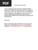 Moon Survival Exercise Rankings | PDF