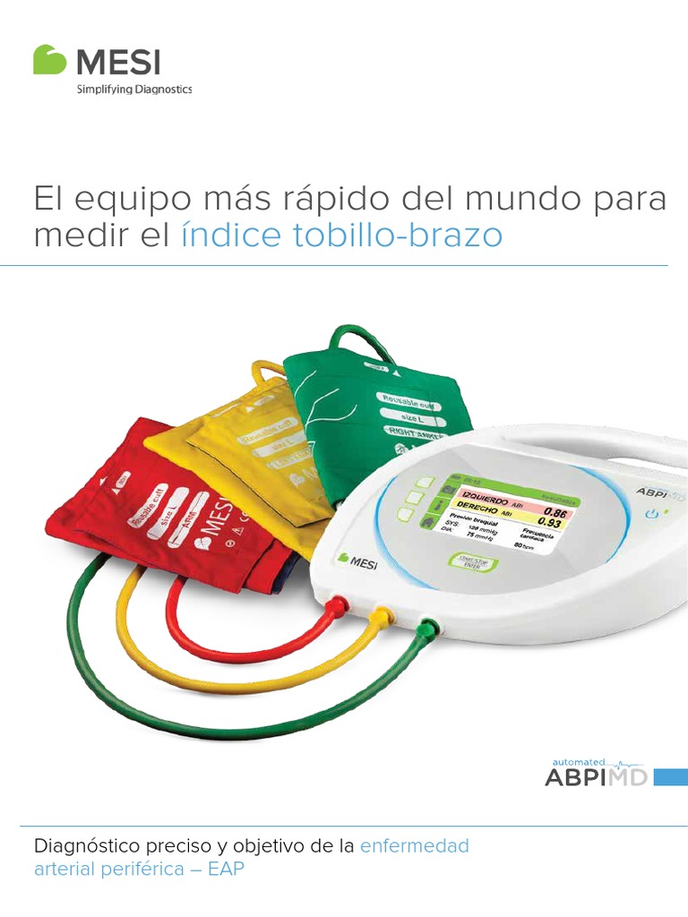 MESI ABPI MD Medidor Del ITB | Descargar gratis PDF | Presión sanguínea ...