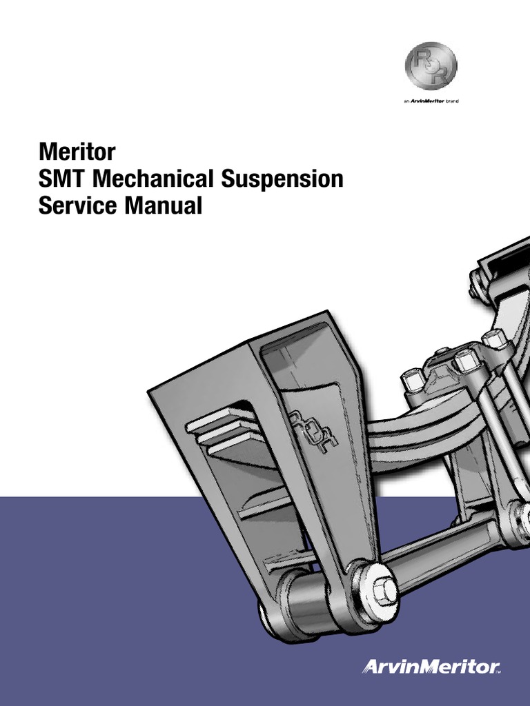 Meritor SMT Mechanical Suspension Service Manual | PDF | Nut (Hardware ...