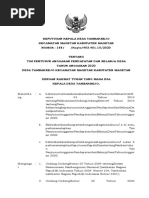 Contoh SK TPK Desa 2025 Terbaru (Doc - Word Dan PDF | PDF