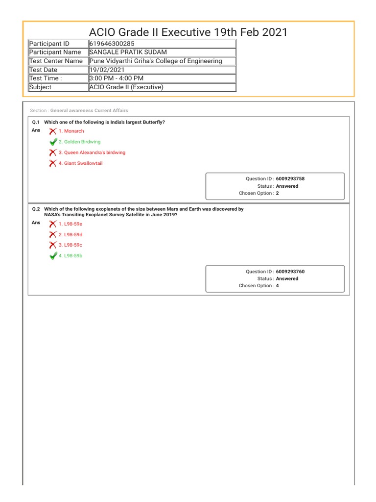 IB Answer Key | Download Free PDF | Question | Nature