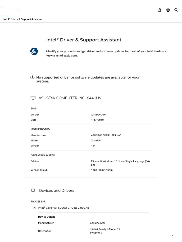 Intel® Driver & Support Assistant | PDF | Device Driver | File System