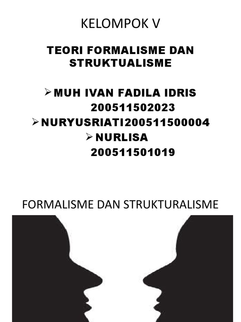 Teori Formalisme dan Strukturalisme | PDF