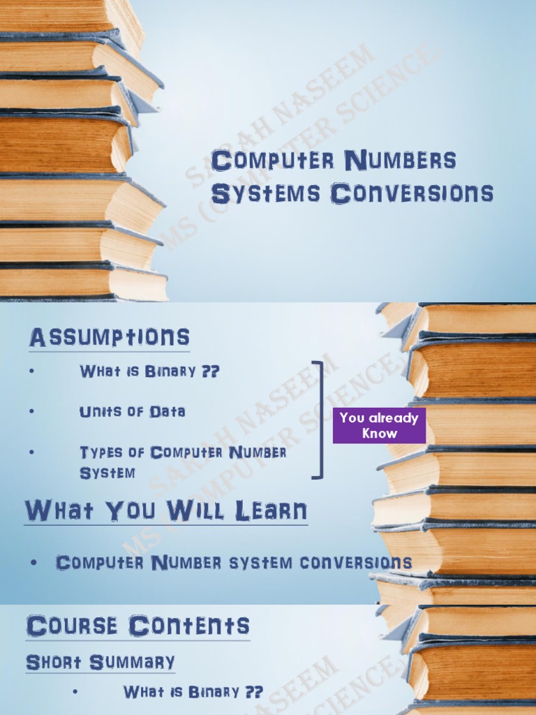 Computer+Numbers+Systems+Conversions +PDF | PDF | Decimal | Elementary Mathematics