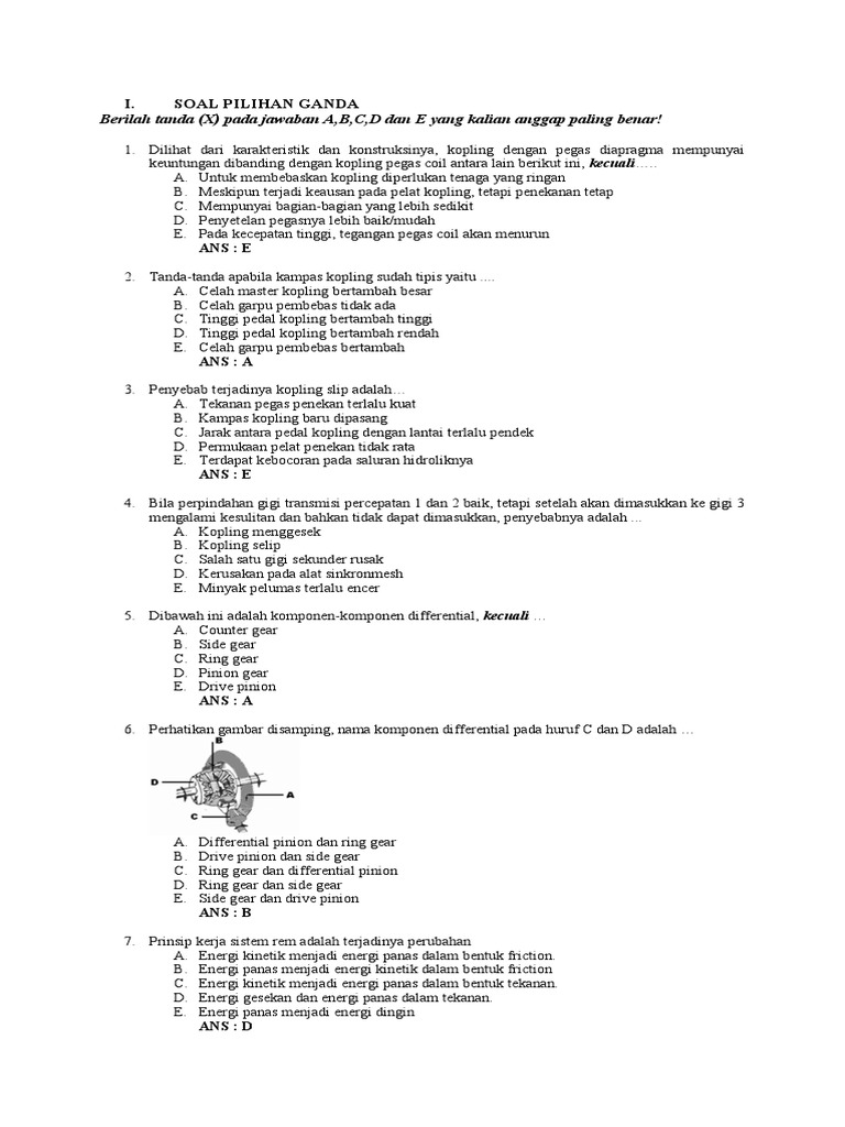 Soal PSKR Kelas Xii Ok | PDF