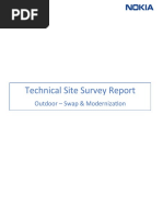 Technical Site Survey Report 163357 | PDF | Antenna (Radio) | Surveying
