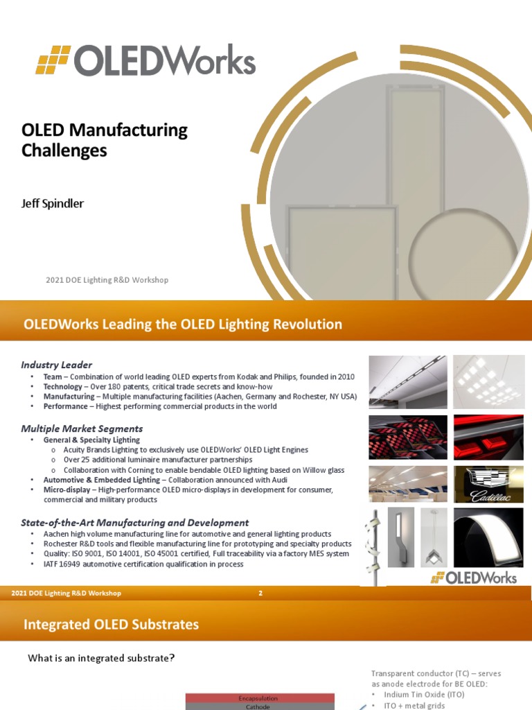 OLED Manufacturing Challenges and Solutions | PDF | Oled | Printed ...