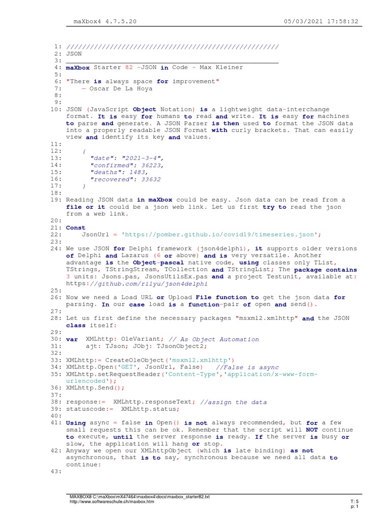 'Https://Pomber - Github.Io/Covid19/Timeseries - Json': Maxbox8 C:/Maxbox/Mx47464/Maxbox4/Docs ...
