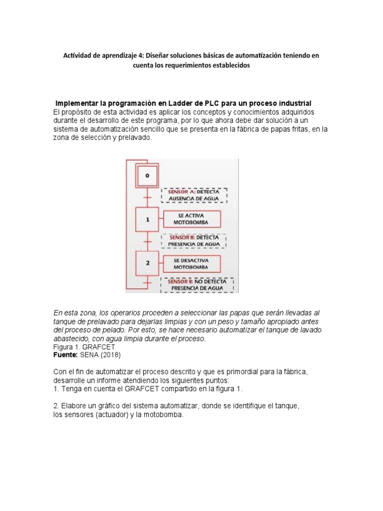 Implementar La Programacion en Ladder de PLC | PDF