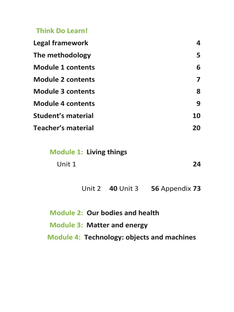Think Do Learn! | PDF