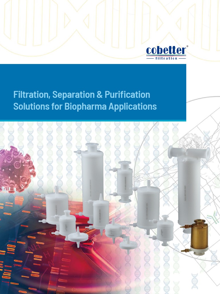 Cobetter Catalog For Biopharma 2020 | PDF | Hydrophile | Filtration
