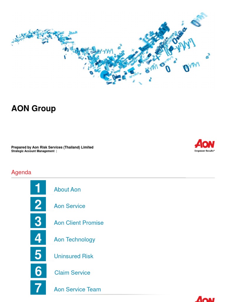 AON Group: A Comprehensive Presentation on Risk Management Services ...