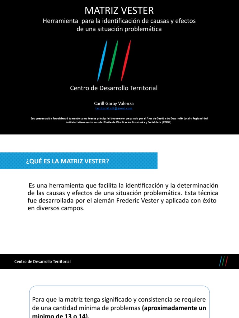 Tutorial para Realizar Una Matriz de Vester | PDF | Matriz (Matemáticas)