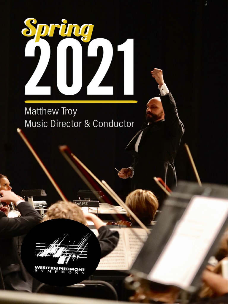 Western Piedmont Symphony Spring 2021 Program | PDF | Orchestras ...