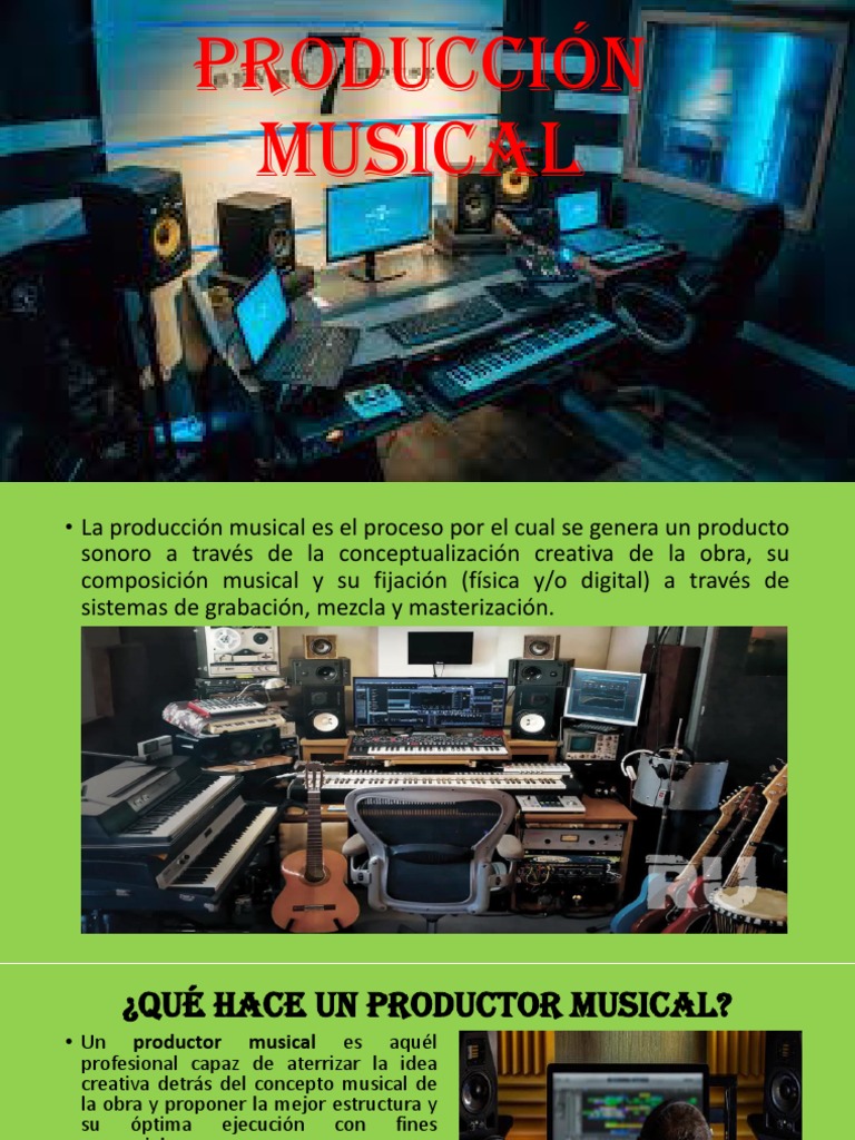 Producción Musical | PDF | Producción de sonido | Grabación de sonido