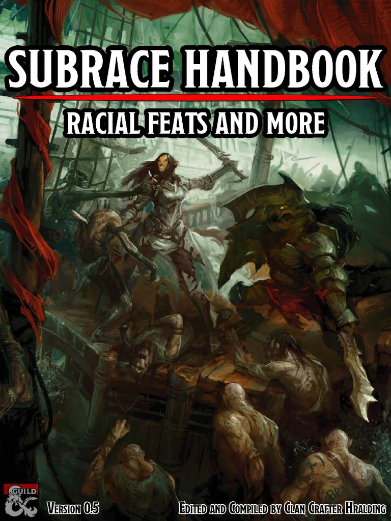 Dungeons and Dragons 5e Subrace Handbook v0.5 | PDF | Dungeons & Dragons