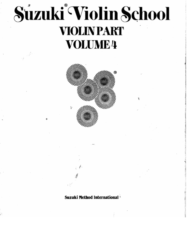 Suzuki Libro 4 | PDF