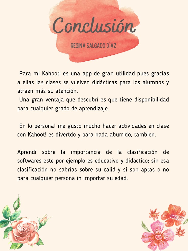 Conclusión Informatica | PDF