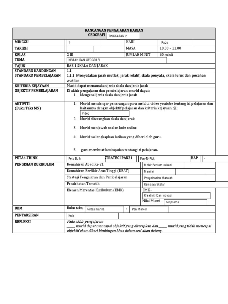 Geografi Form 2 | PDF