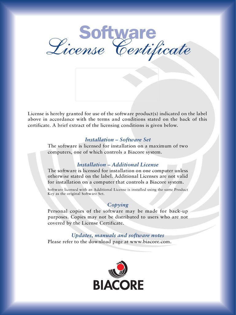 Certificate Of License Template Page 6 | License Template Vectors