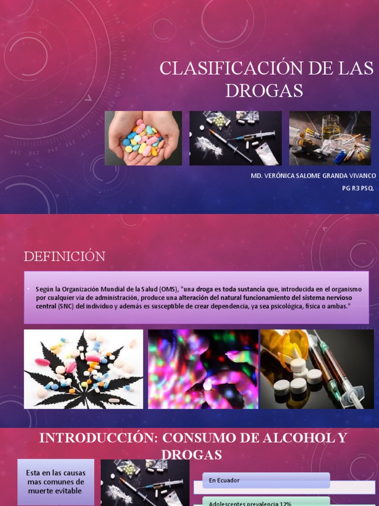 Clasificación de Las Drogas | PDF | Drogas | Despachador de drogas