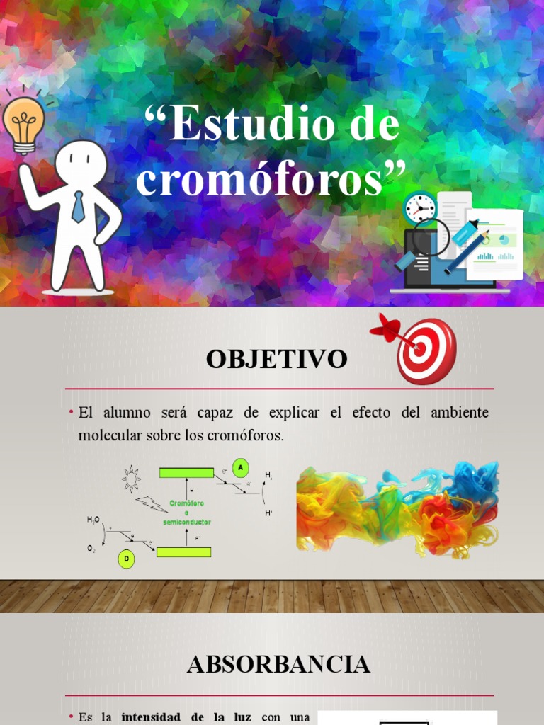 Estudio de Cromóforos | PDF | Ciencia y matemáticas | Tecnología
