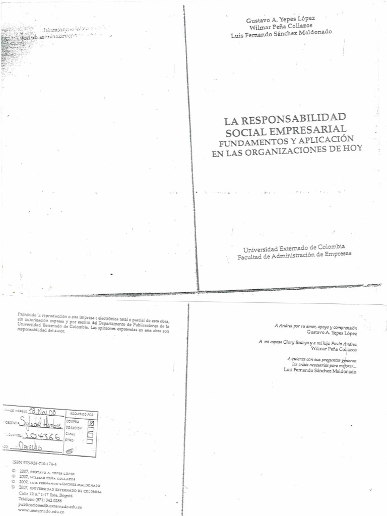 Capitulo 3 Libro RSE Gustavo Yepes | PDF