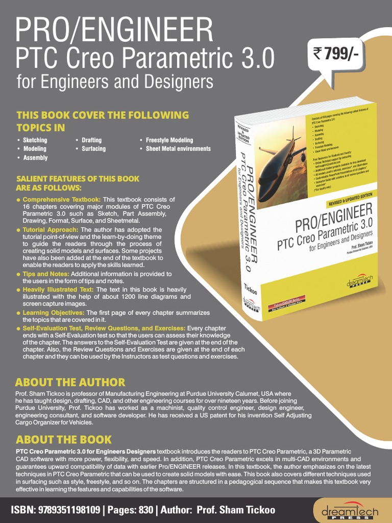 PDF Pro Engineer PTC Creo Parametric 30 Compress | PDF | Computing | Software
