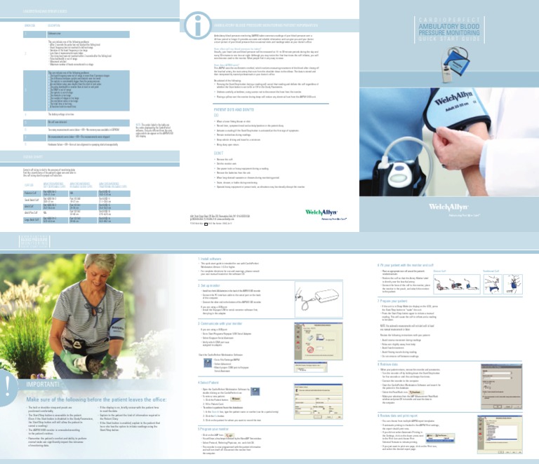 ABPM Quick Start | PDF | Blood Pressure | Computing