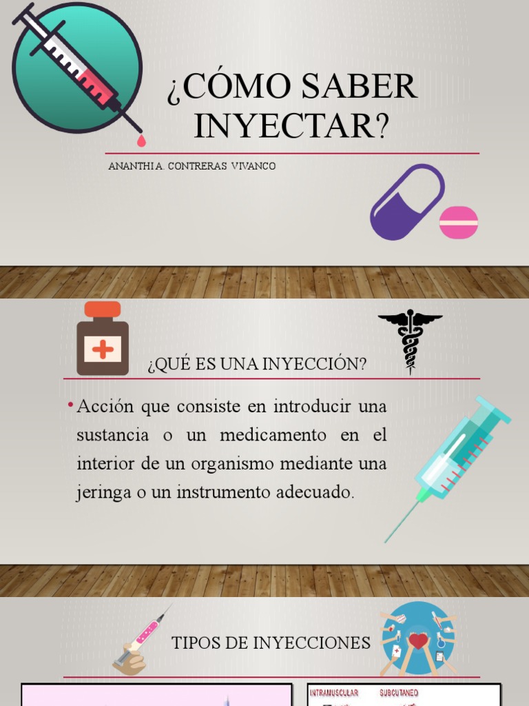 Cómo Saber Inyectar | PDF