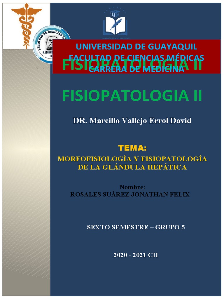 Morfofisiopatología de La Glándula Hepática | PDF | Lipoproteína ...