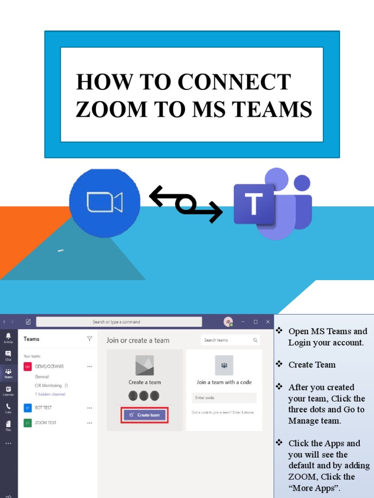 A Step-by-Step Guide to Connecting Zoom Meetings to Microsoft Teams ...