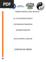Definición y Características de Las Cuentas de Orden | PDF ...
