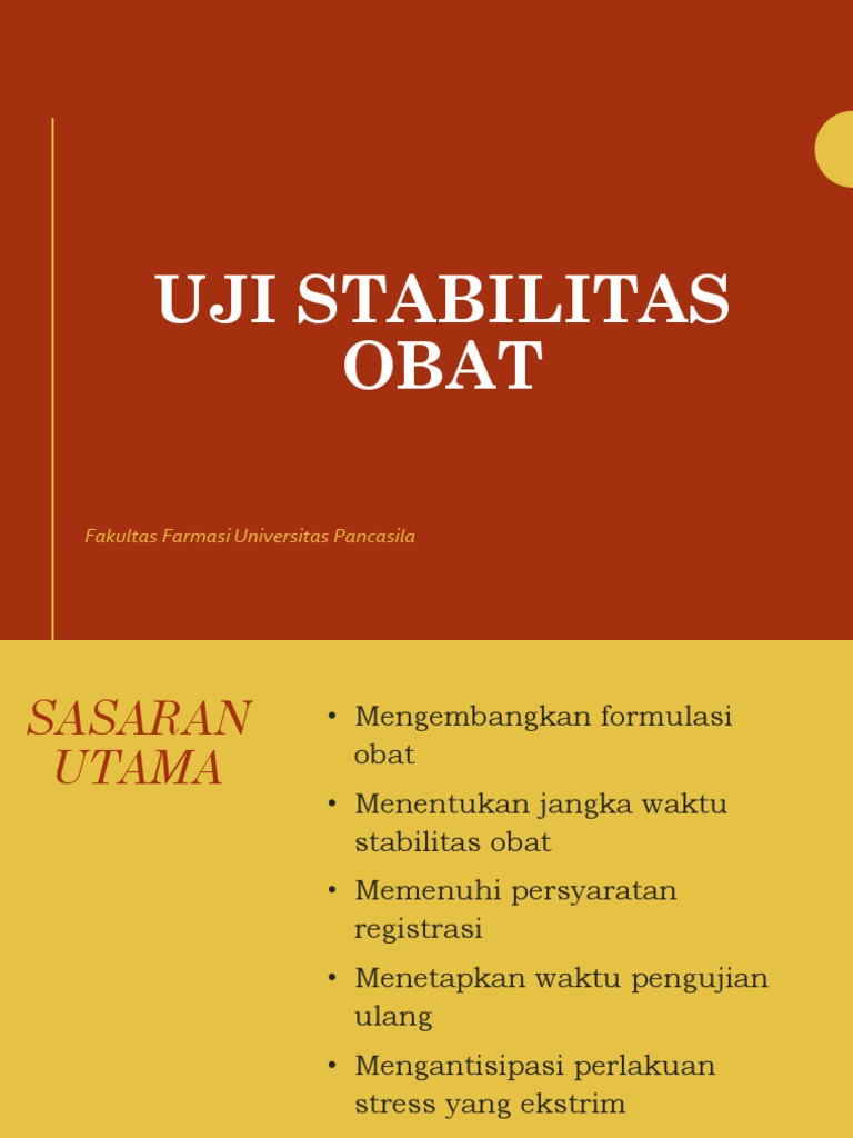Metode Pengujian & Uji Stabilitas | PDF