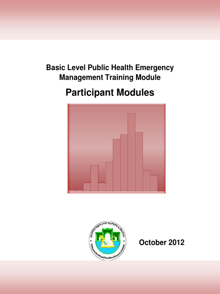 Ethiopian PHEM Training Module Format | PDF | Incidence (Epidemiology ...