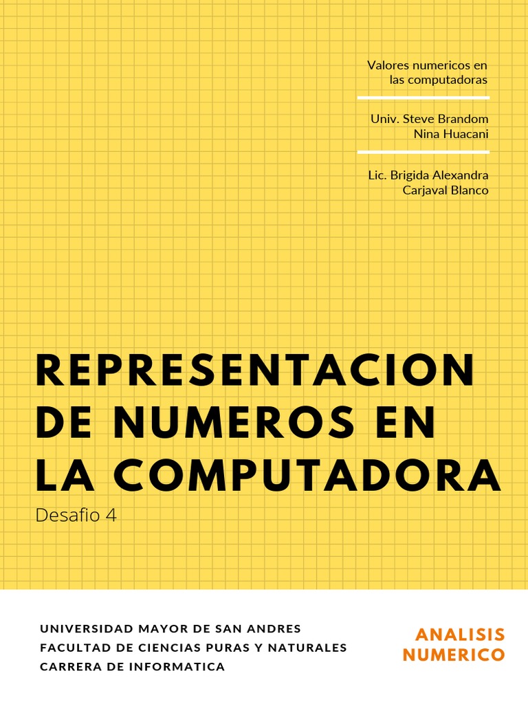 Numeros en La Computadora | PDF | Análisis numérico | Poco
