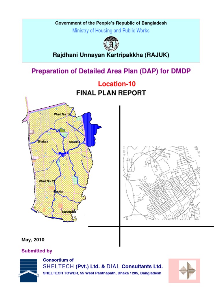 Preparation of Detailed Area Plan (DAP) For DMDP | PDF | Map | Surveying