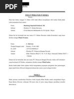 Contoh BAST (Berita Acara Serah Terima) English-Indonesian | PDF