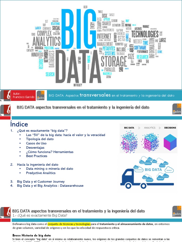Curso Big Data v1 | PDF | Big Data | Procesamiento de datos